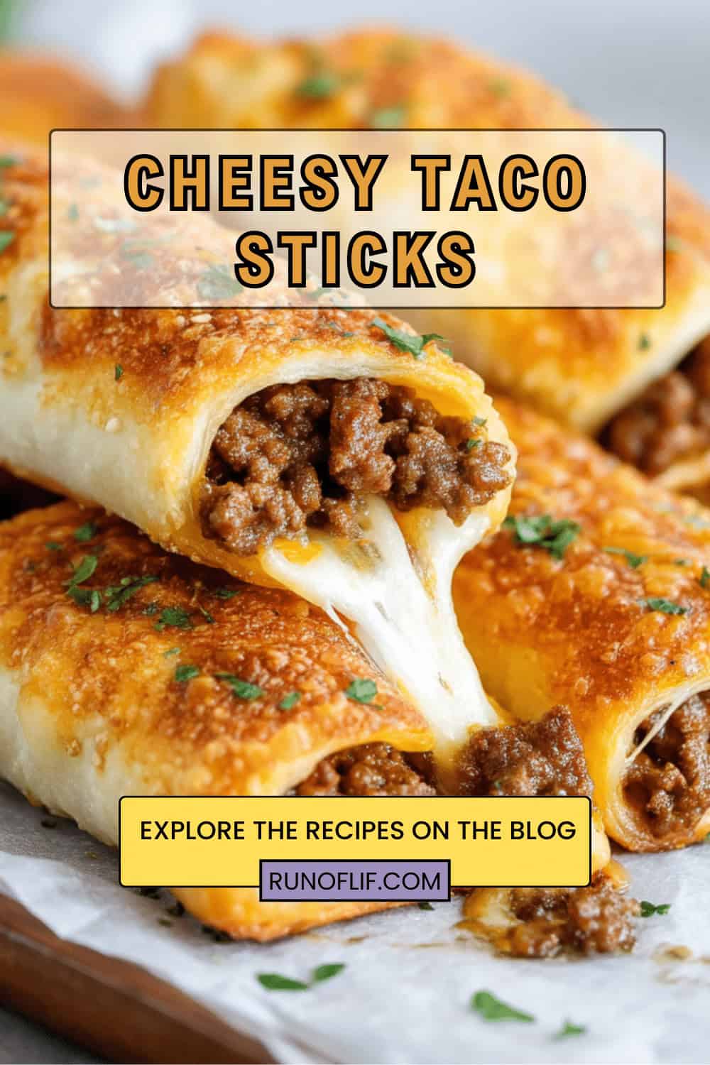 Easy Homemade Cheesy Taco Sticks You'll Love