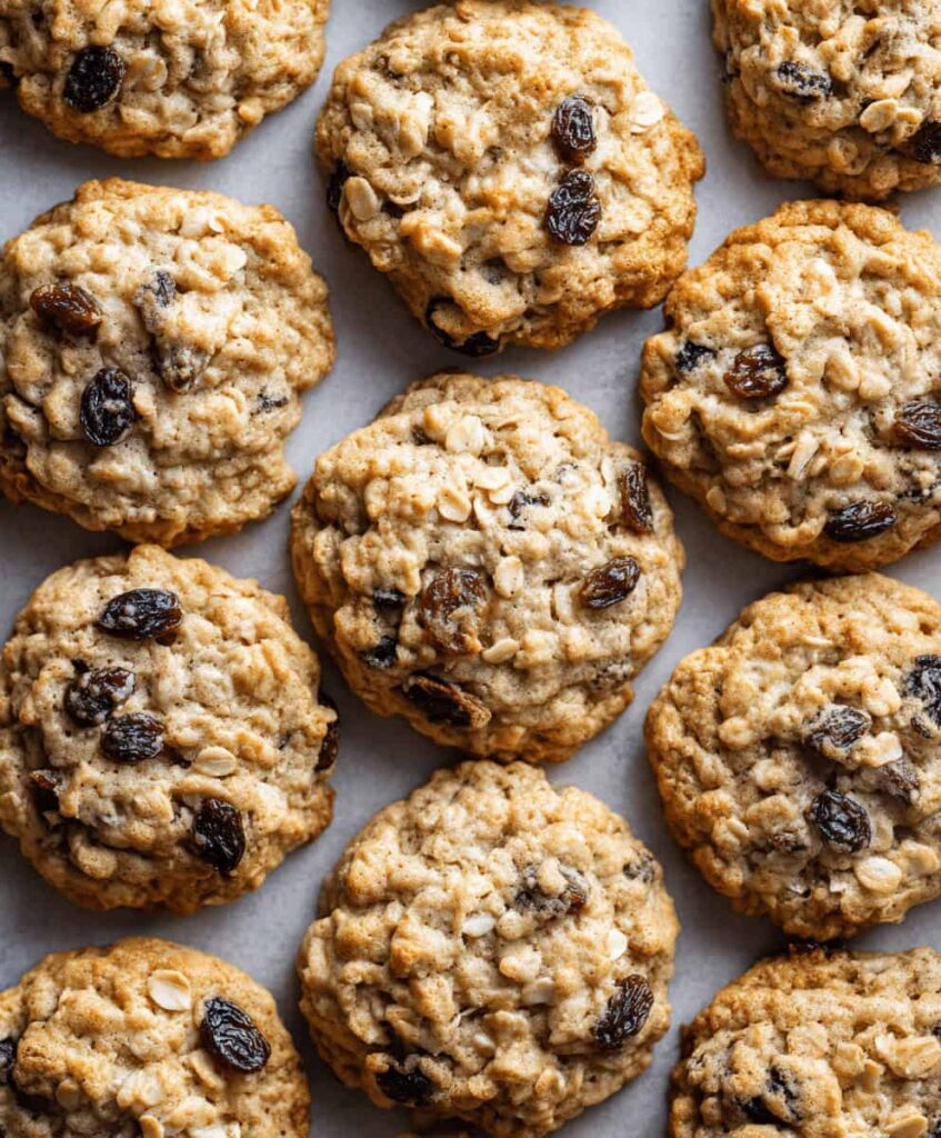 Soft and Chewy Oatmeal Raisin Cookies - Runoflif
