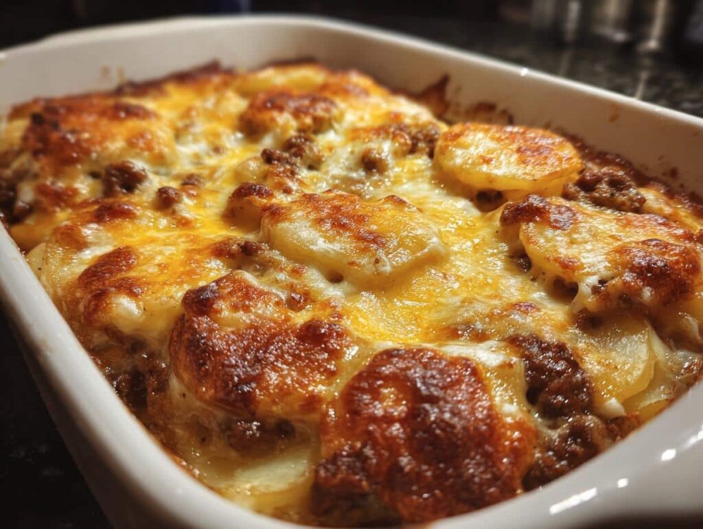 Irresistible Ground Beef & Potato Casserole in 1 Hour - Runoflif