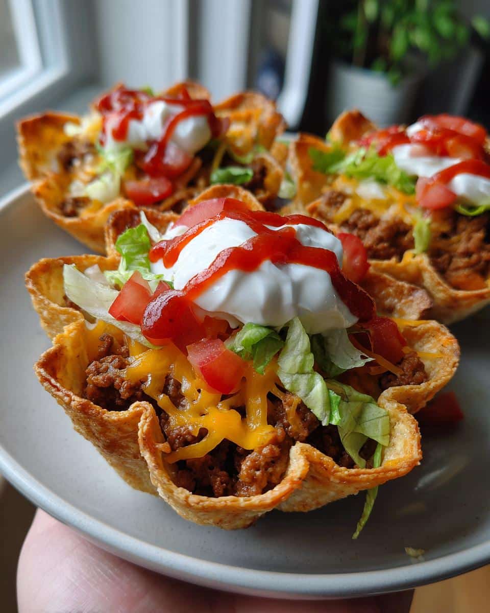 30-Minute Crispy Taco Cups That Disappear Instantly - Runoflif